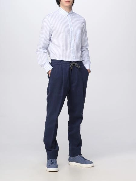 Brunello Cucinelli Straight-leg Linen Trousers