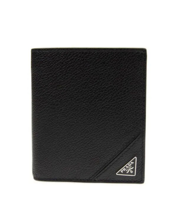 Prada Logo Wallet - Black