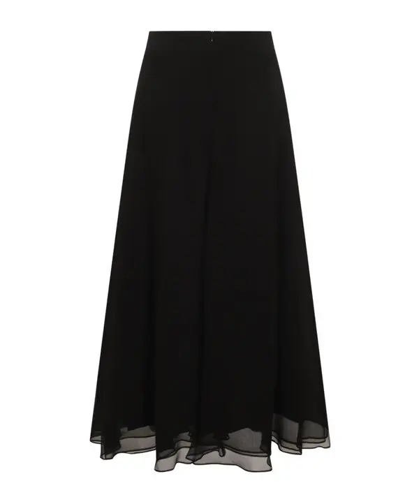 Brunello Cucinelli Pleated Midi Circle Skirt