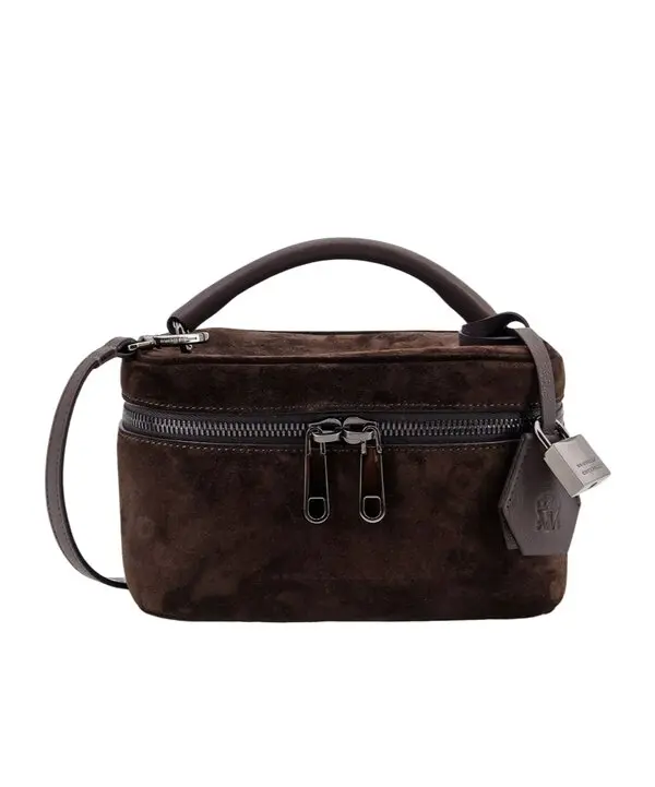 Brunello Cucinelli Zipped Shoulder Bag