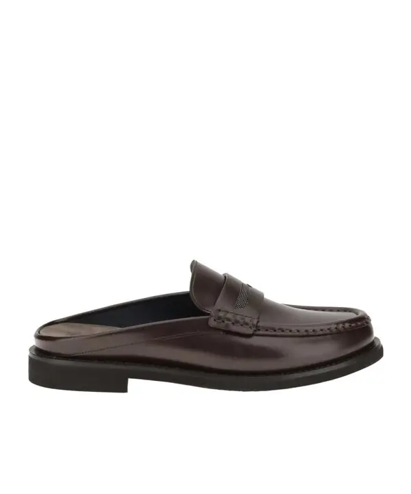 Brunello Cucinelli Sabot Slip-on Loafers