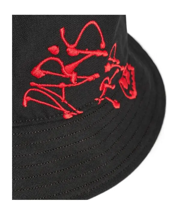 Y3 Embroidered Chito Artwork Bucket Hat