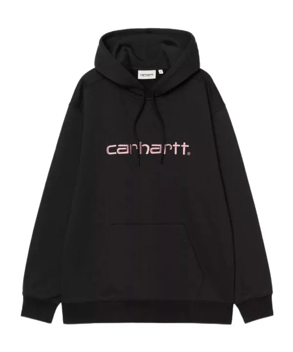 Carhartt Work In Progress Embroidered Script Logo Hooded Sweatshirt