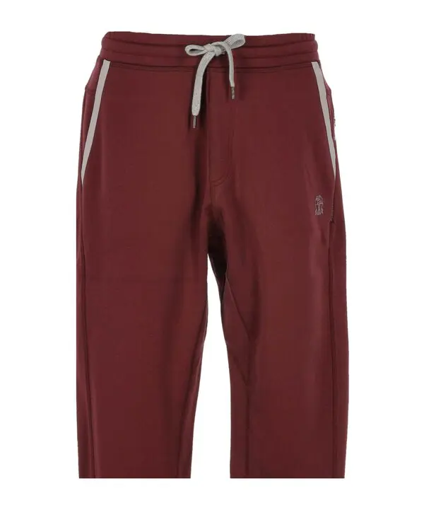 Brunello Cucinelli Logo Detailed Drawstring Joggers