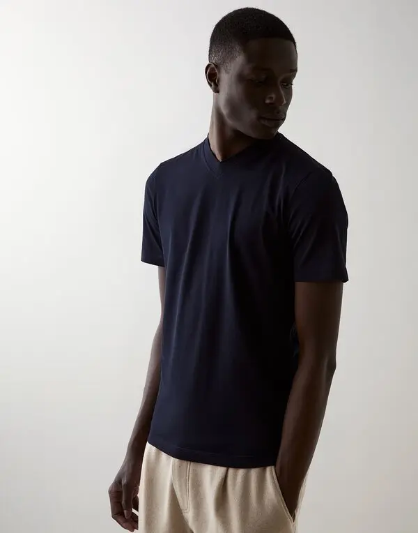 Brunello Cucinelli V-neck Short-sleeved T-shirt