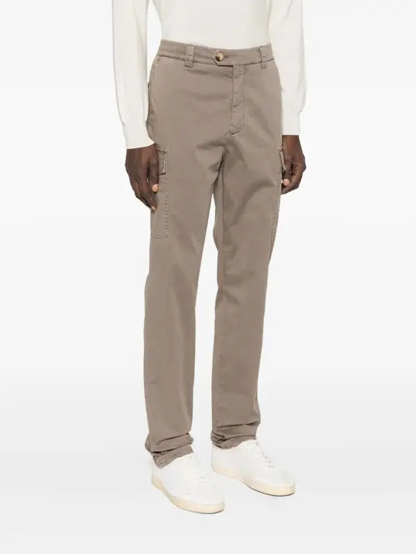 Brunello Cucinelli Cargo-pocket Cotton Trousers