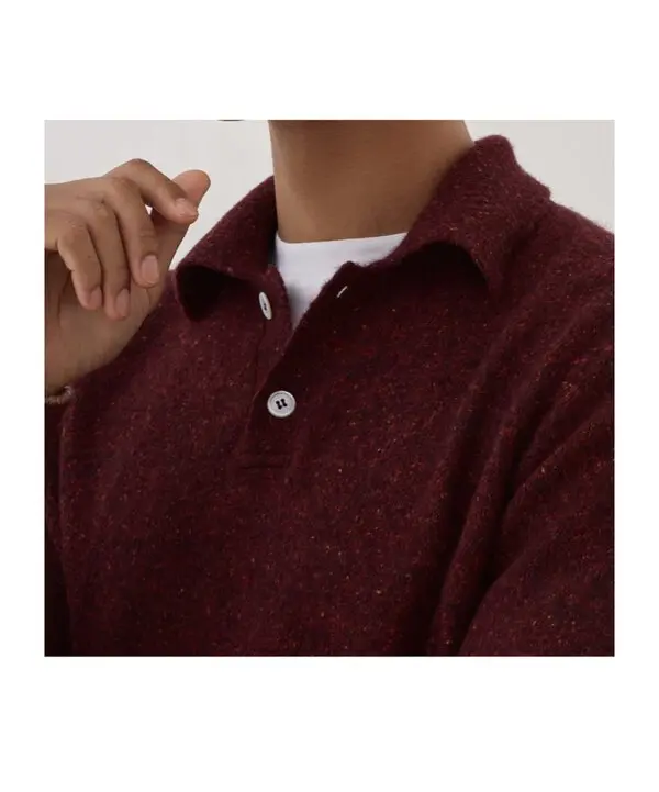 Brunello Cucinelli Mélange-effect Polo Shirt