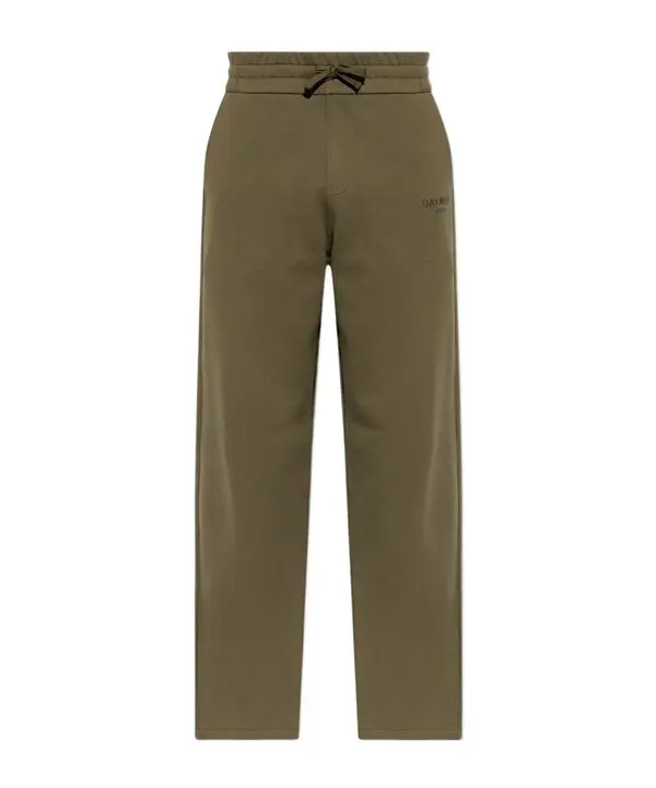 Balmain Wide-leg Sweatpants - Green