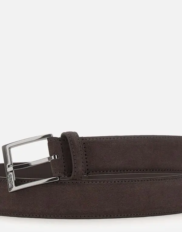 Hugo Boss Suede Pin Buckle Belt