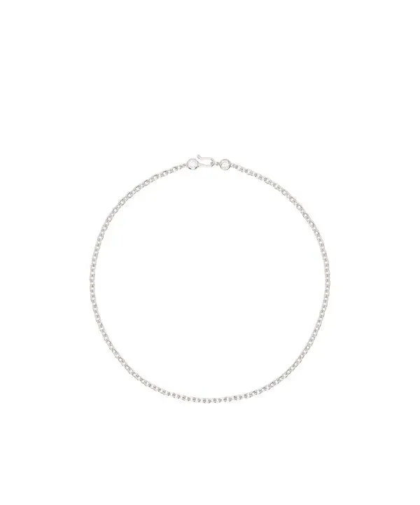 NUMBERING Cable Necklace - Silver