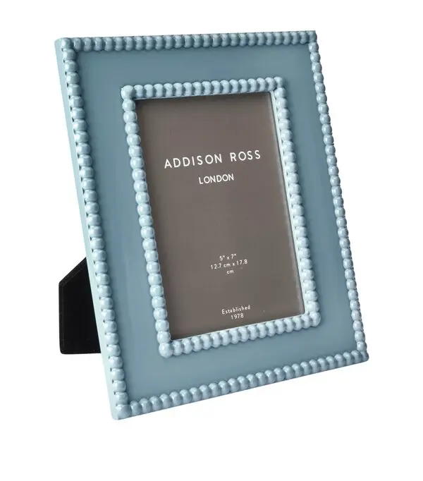 ADDISON ROSS LONDON Lacquer Bobbin Picture Frame - Blue