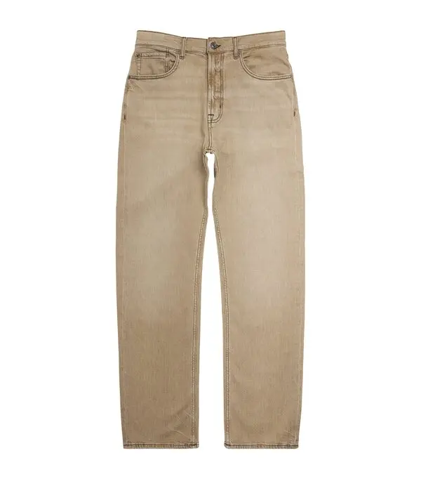 7 For All Mankind Easy Straight Jeans - Brown
