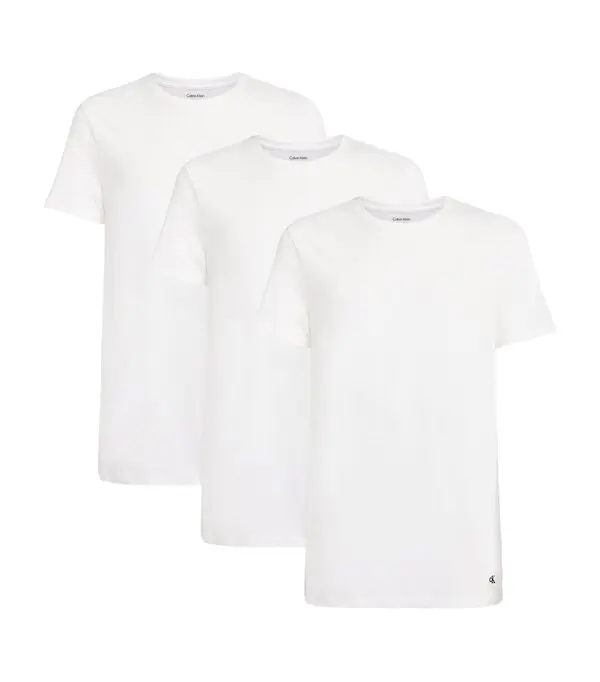Calvin Klein Stretch-cotton T-shirts - White