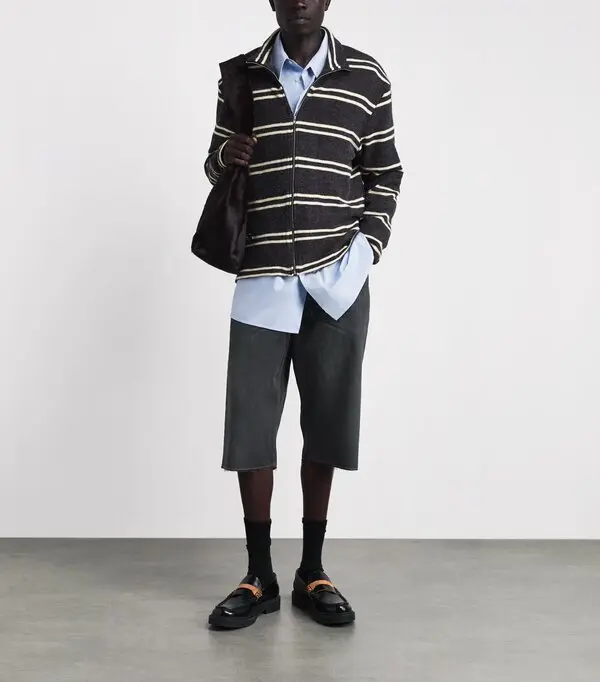 MAISON MARGIELA Denim Drawstring Shorts