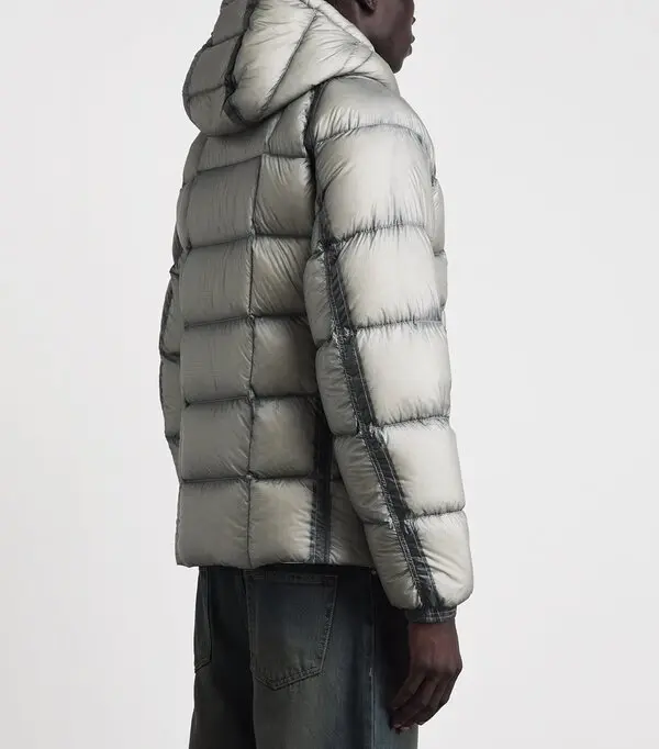 C.P. COMPANY Hooded Down Puffer Jacket - Grey