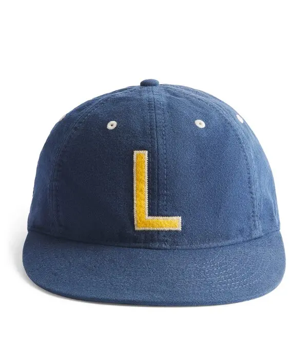 Polo Ralph Lauren Cotton Chamois Varsity Baseball Cap - Navy
