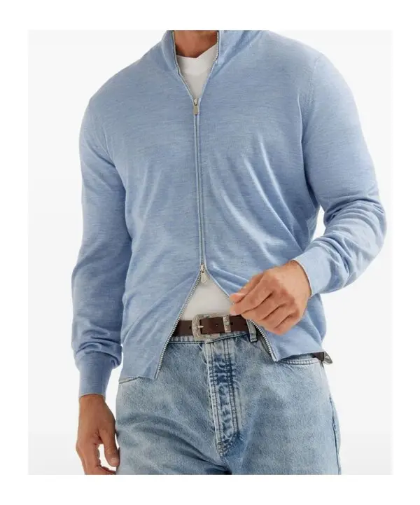 Brunello Cucinelli Long-sleeved Zipped Cardigan
