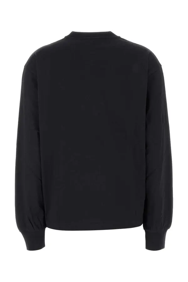 GANNI Long-sleeve T-shirt With Flowers