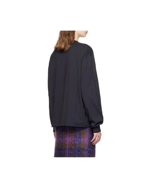 GANNI Long-sleeve T-shirt With Flowers