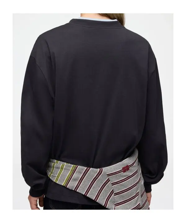 GANNI Long-sleeve T-shirt With Flowers