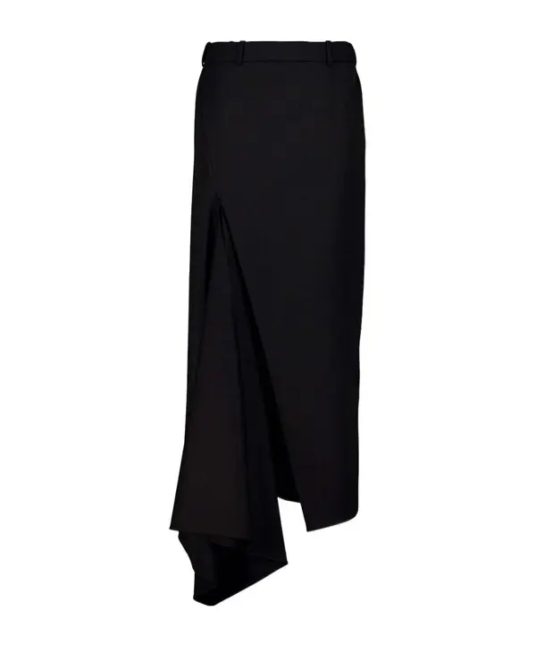 Givenchy Asymmetric Skirt - Black