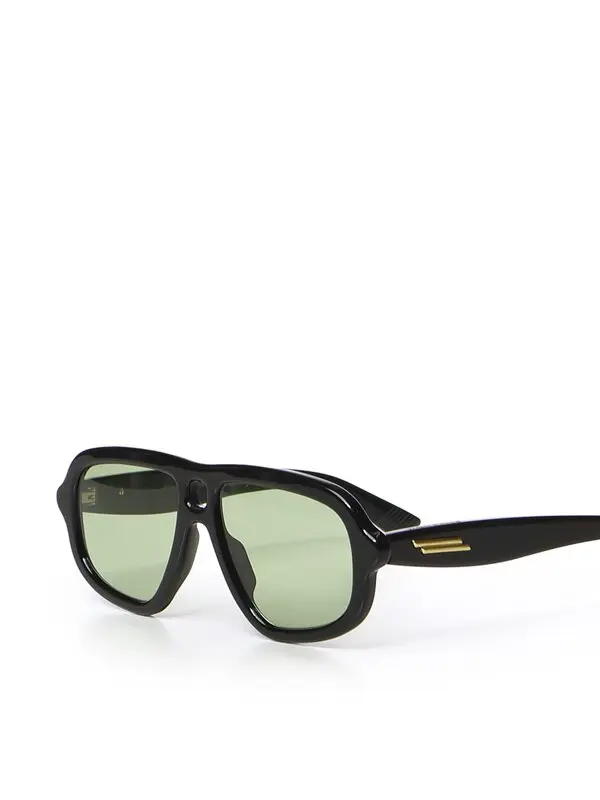 Bottega Veneta Full Rim Aviator Sunglasses