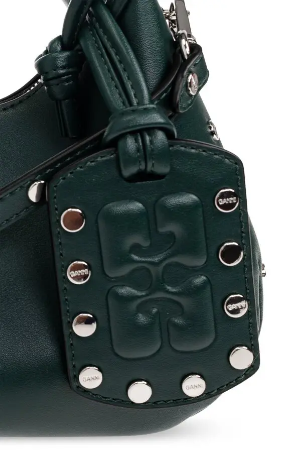 GANNI Zippered Shoulder Bag