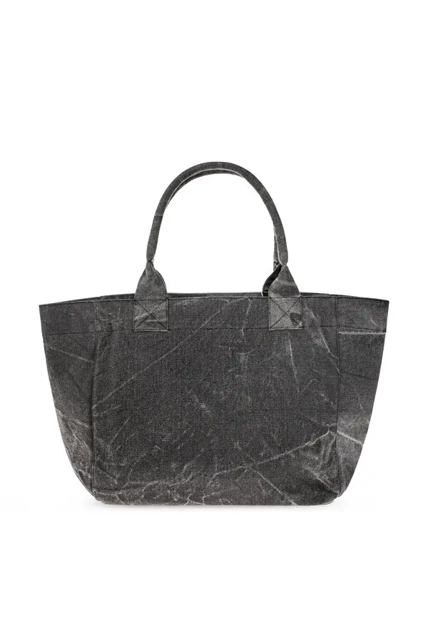 GANNI Medium Trapeze Tote Bag With Embroidery