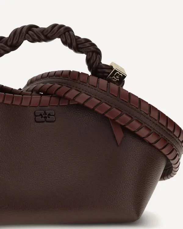 GANNI Bou Small Braided Shoulder Bag