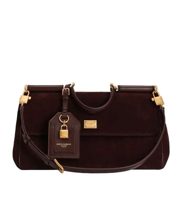 Dolce & Gabbana Sicily Foldover Top Tote Bag