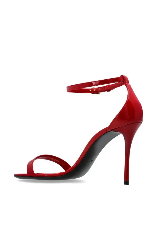 Dolce & Gabbana Ankle Strap Sandals With Dg Buckle