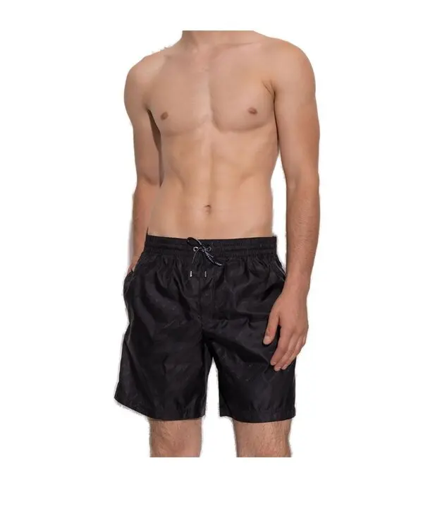 Dolce & Gabbana Dolce Gabbana Logo Jacquard Elastic Waist Swim Boxers