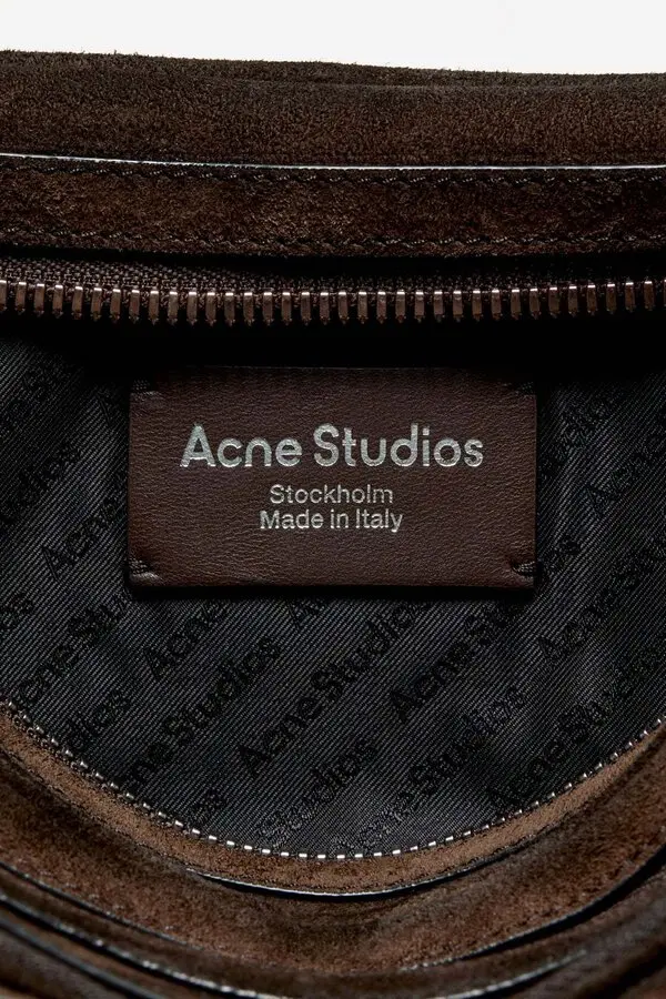 Acne Studios Camero Party Suede Shoulder Bag