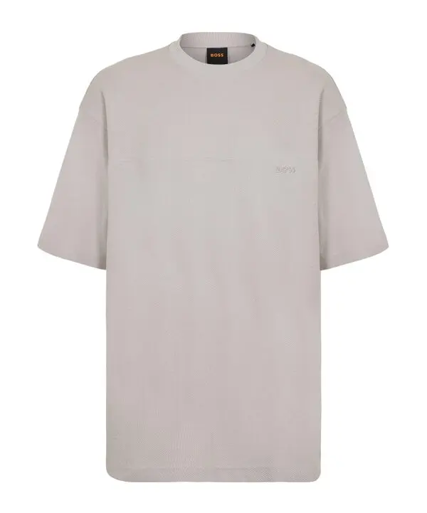 Hugo Boss Logo Short-sleeved T-shirt - Gray