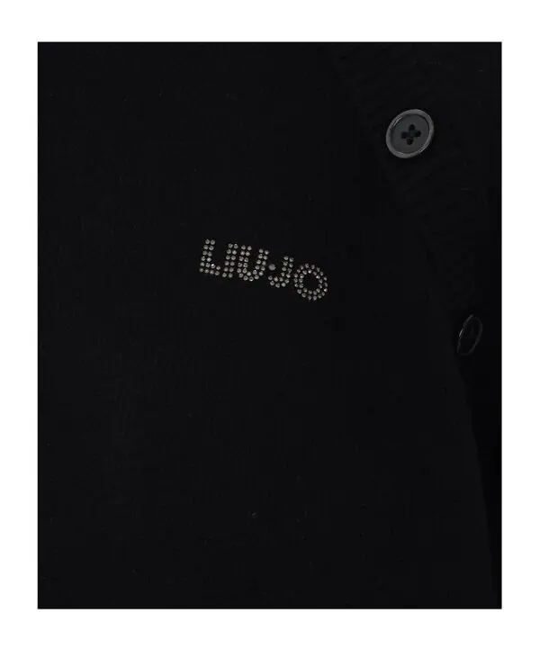 Liu Jo Turtleneck Sweater With Button Accents