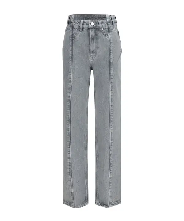 GANNI Belt-loop Jeans - Grey