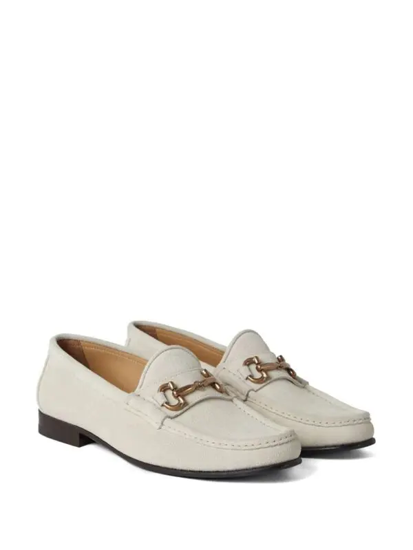 Brunello Cucinelli Decorative Buckle Loafers