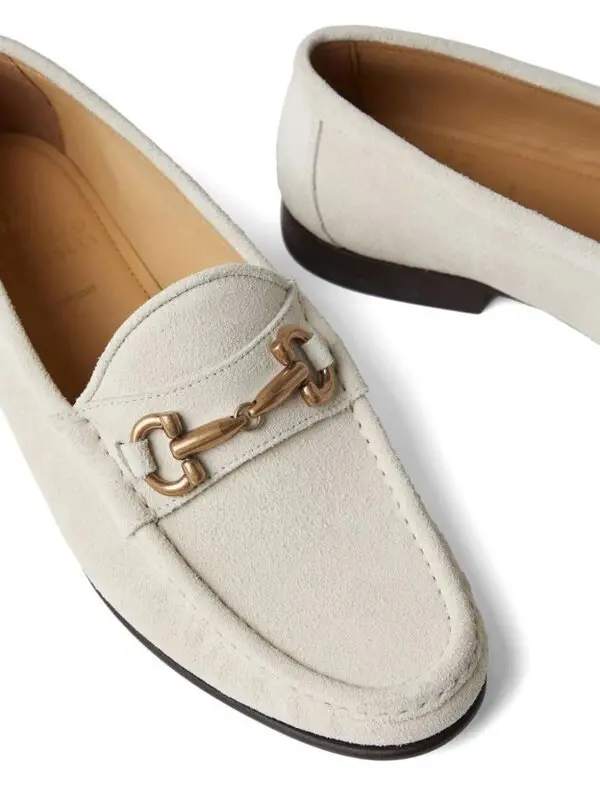 Brunello Cucinelli Decorative Buckle Loafers