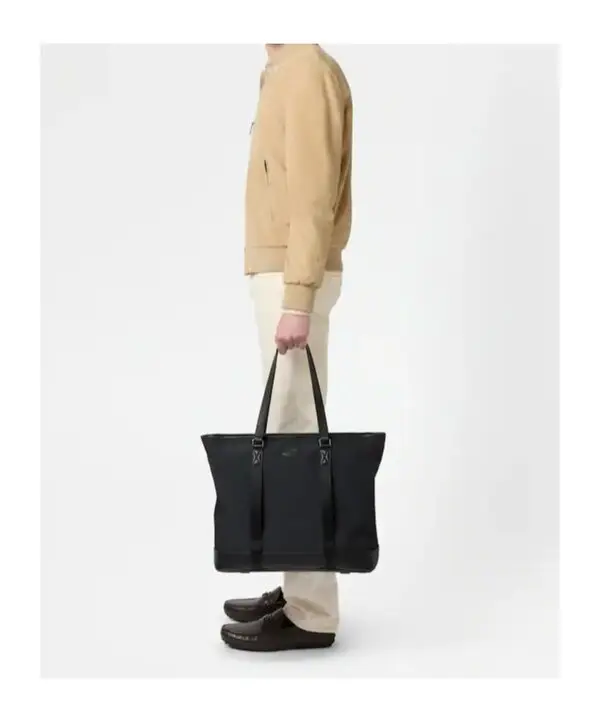TOD'S Zip-top Laptop Tote Bag