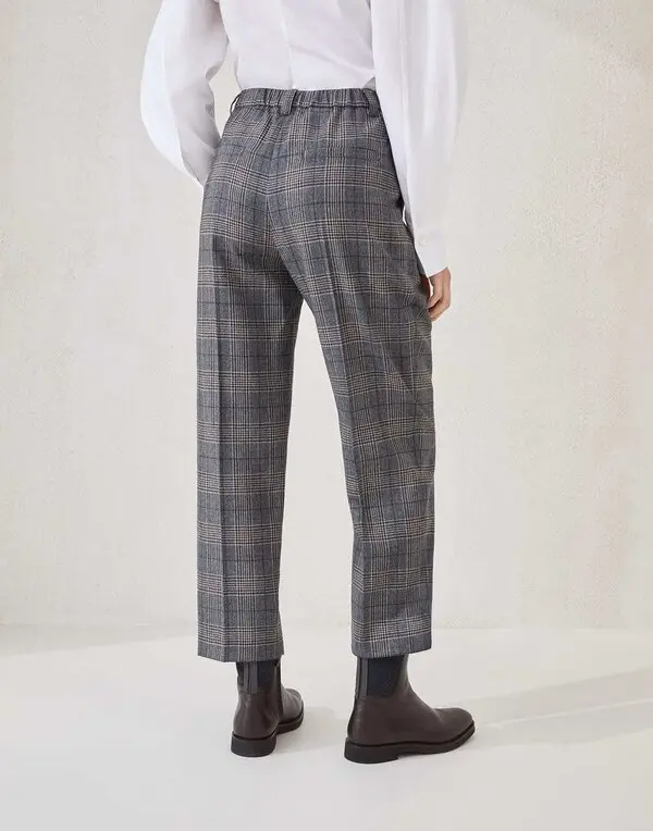 Brunello Cucinelli Checked Trousers