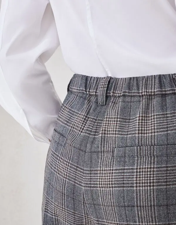 Brunello Cucinelli Checked Trousers