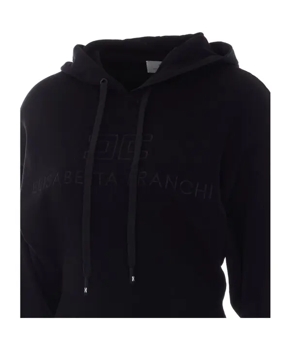 Elisabetta Franchi Embroidered Hooded Jumpsuit