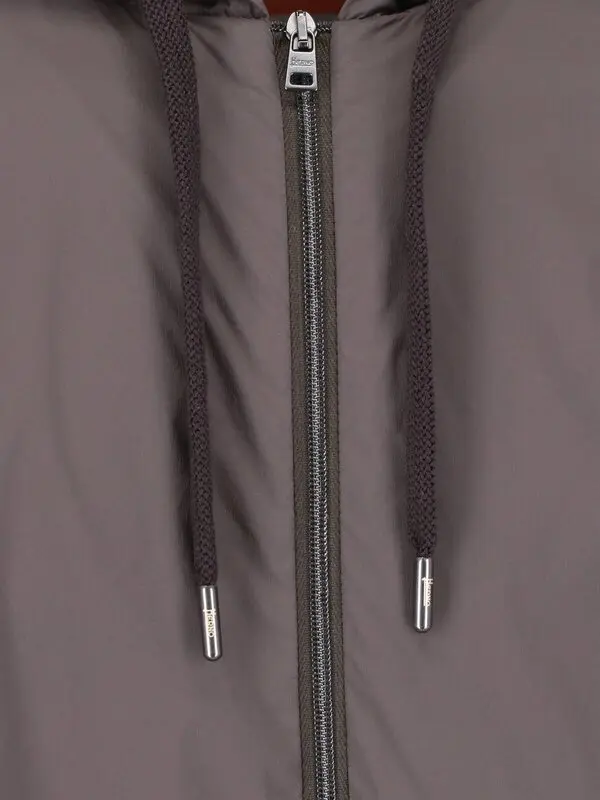 Herno Zip-up Hooded Casual Jacket