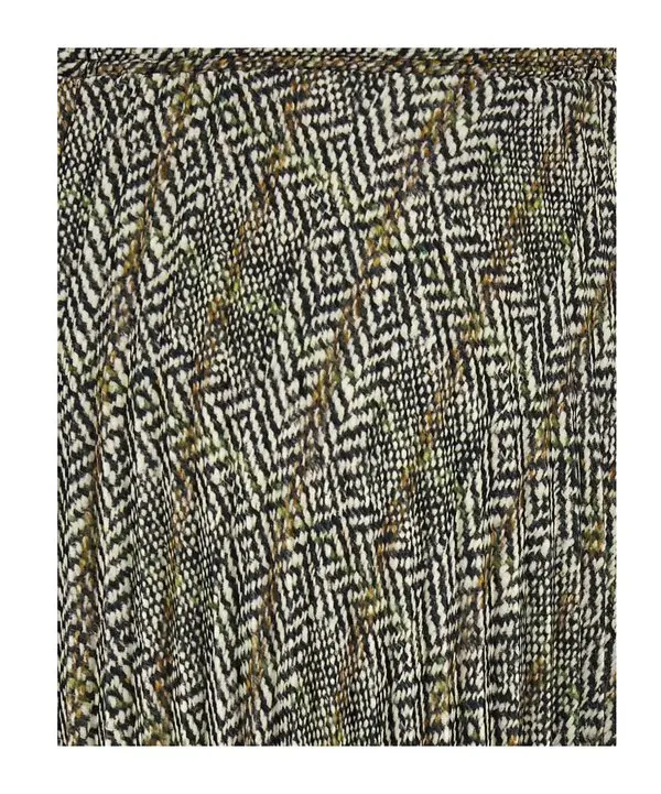 Ermanno Scervino Pleated Lace-trim Midi Skirt
