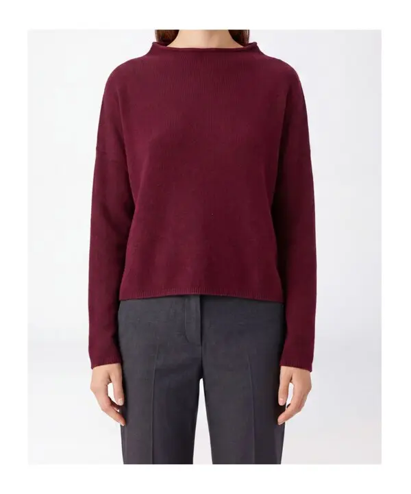 LISA YANG Mock Neck Knitted Sweater