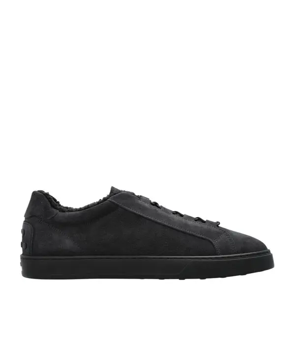 TOD'S Logo Printed Lace-up Sneakers - Black