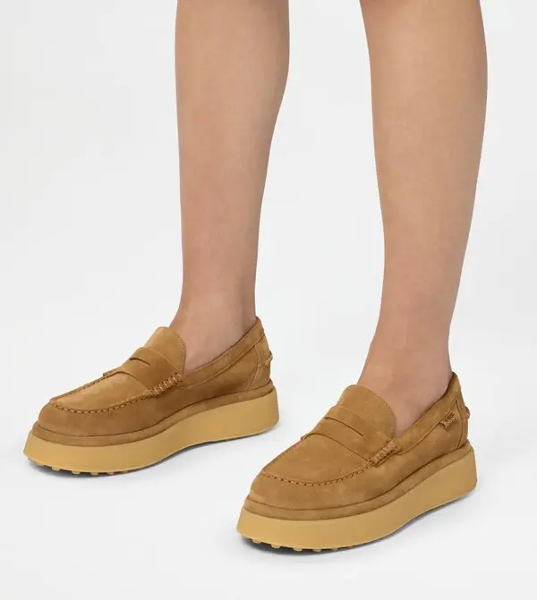 TOD'S Logo-plaque Slip-on Loafers
