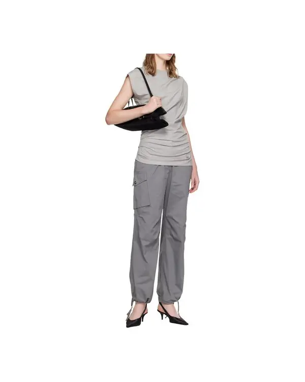 GANNI Draped Jersey Top - Paloma