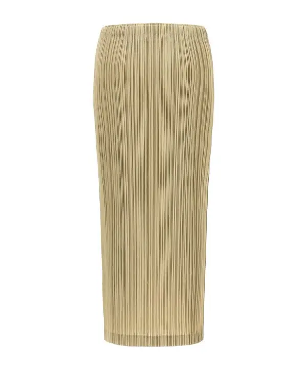 Issey Miyake Pleated Technical Fabric Skirt