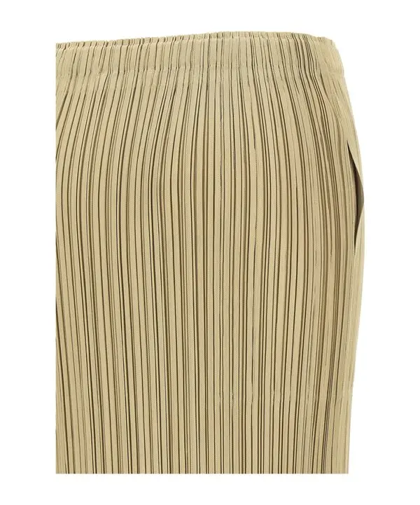 Issey Miyake Pleated Technical Fabric Skirt